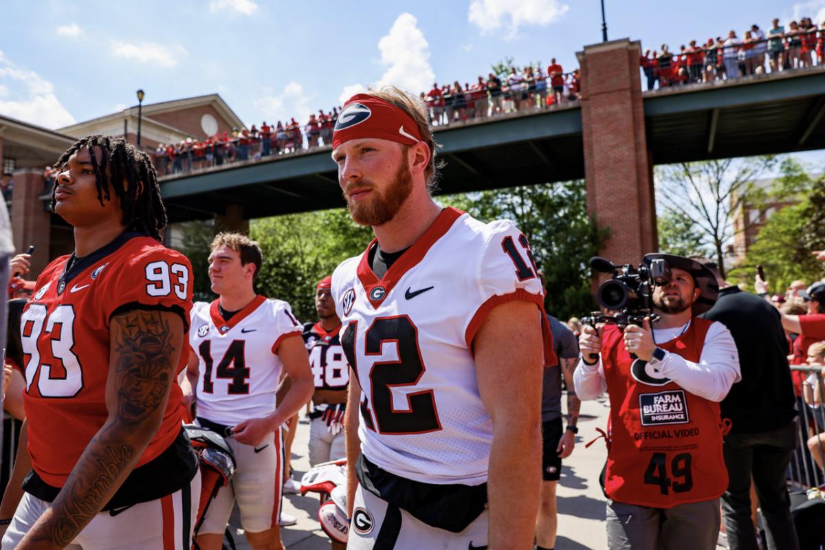 Brock Vandagriff, Kirby Smart, transfer portal, Georgia Football ...
