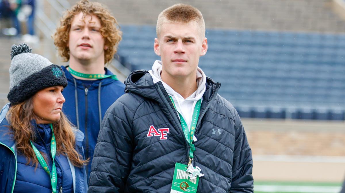 2024 Safety Target Davis Andrews Gets Full Notre Dame Experience During ...