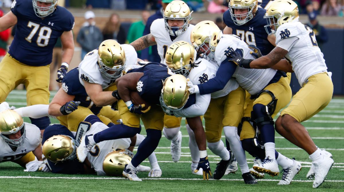 Blue-Gold Game Takeaways: What We Learned About The Notre Dame Defense ...