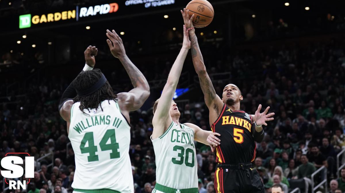 Hawks Guard Dejounte Murray Suspended One Game for Bumping Official ...