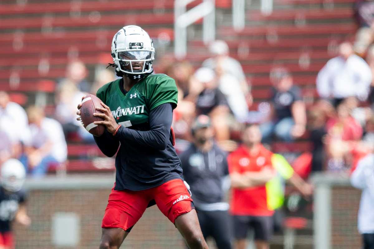The Athletic Ranks Cincinnati Football Quarterback Emory Jones Outside ...