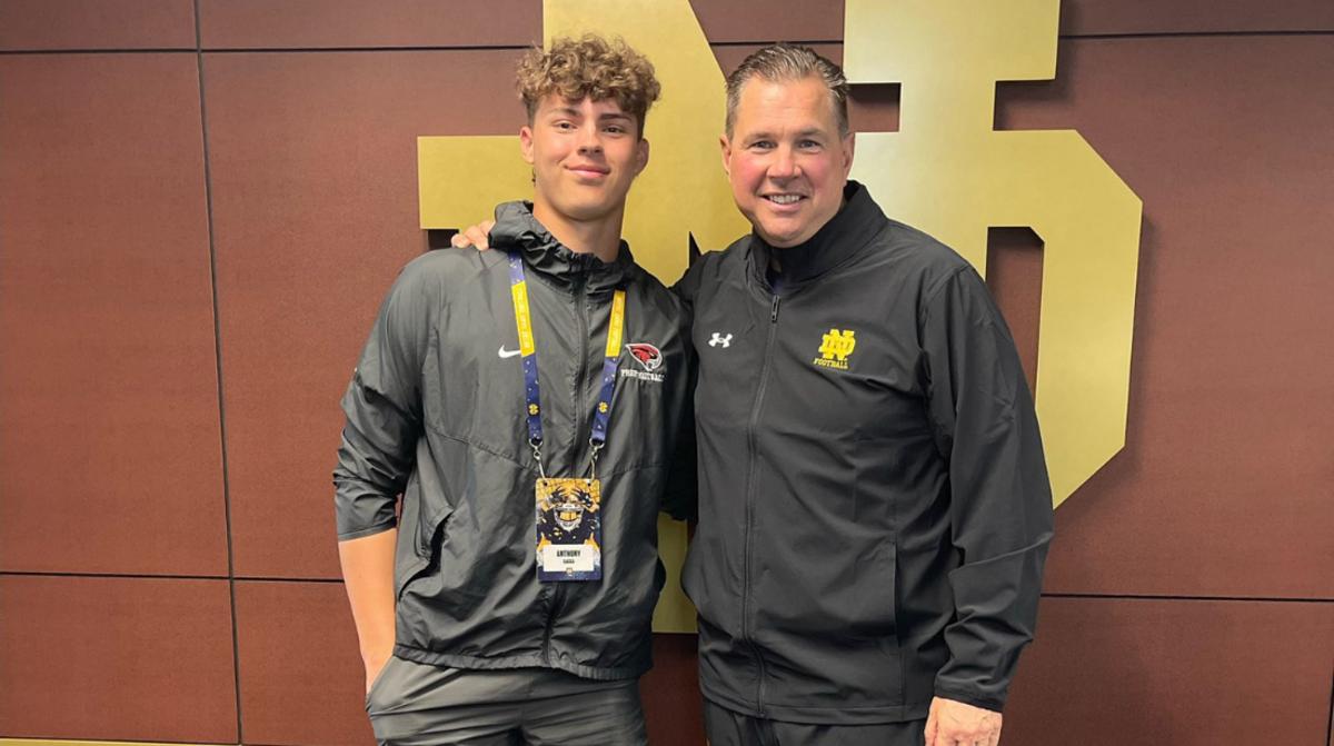 Elite 2025 Defender Anthony Sacca Sets Notre Dame Return - Sports ...