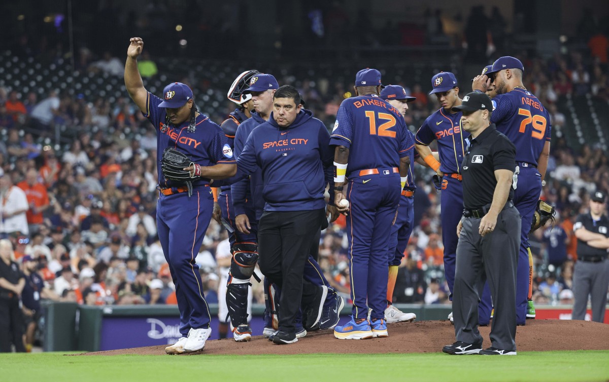 Houston Astros Lose a Second Starting Pitcher In Two Days to Arm Injury ...