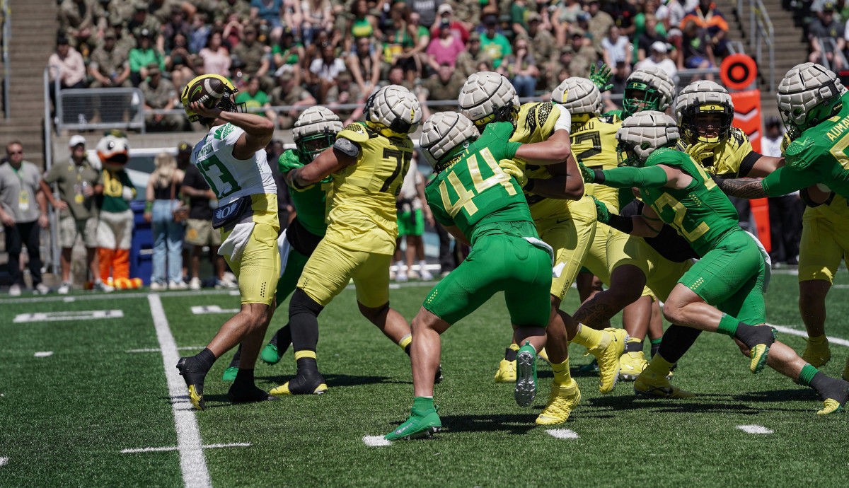 Oregon Football: Will Stein Seeing Improvement in Both of Oregon's ...