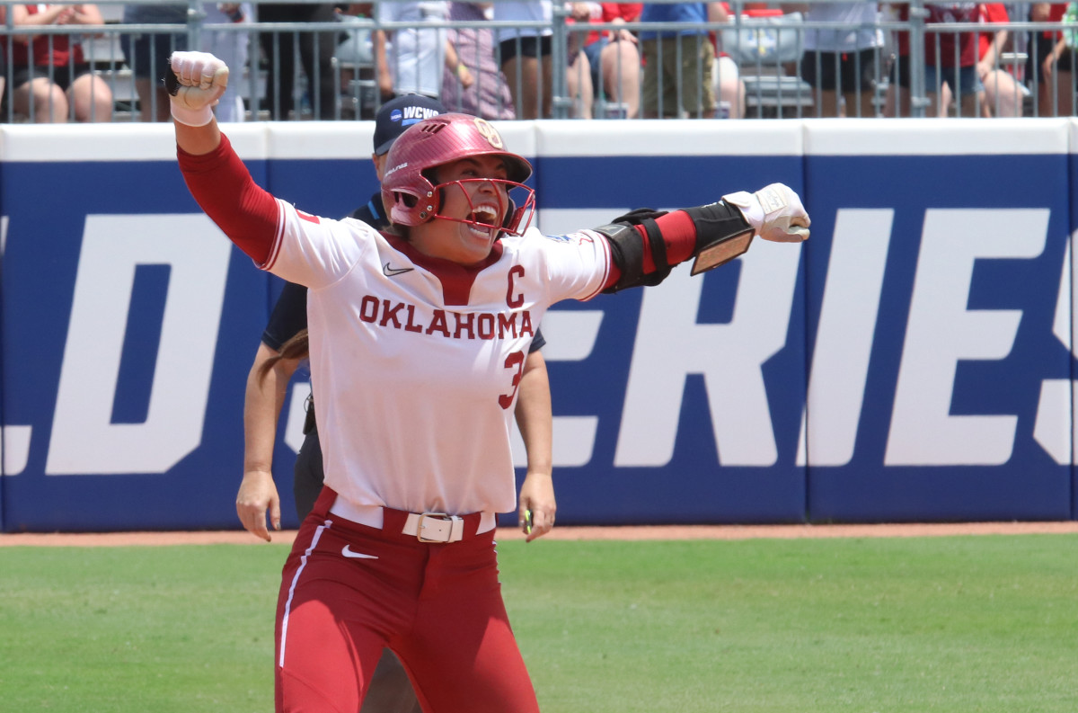 OU Softball: Grace Lyons, Oklahoma's Captain, Stepped Up When Her Team ...