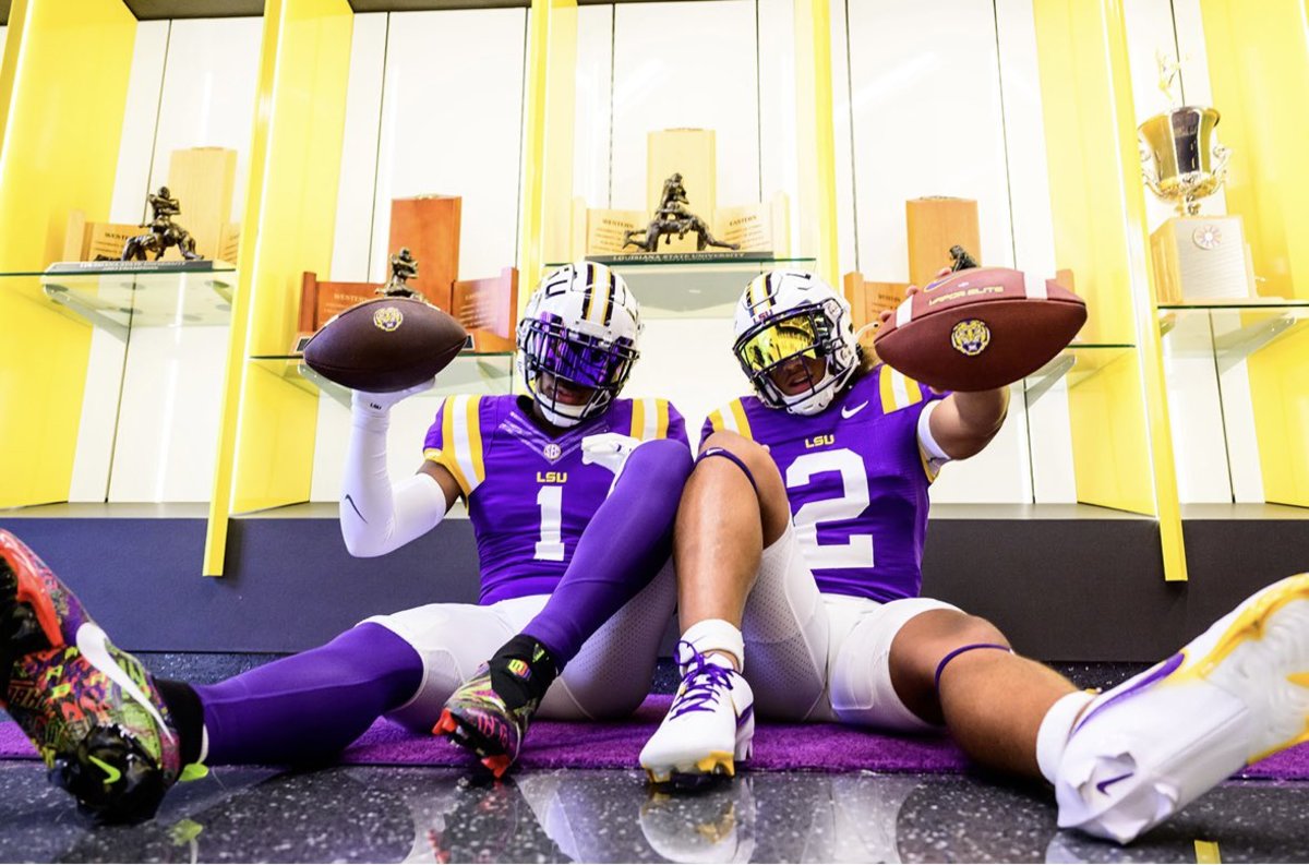 LOOK: 4-Star WR Drelon Miller on LSU Visit Alongside Colin Hurley ...