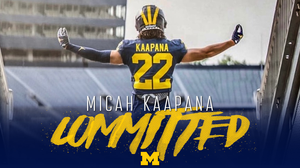 Michigan Snags Running Back Micah Kaapana From Powerhouse Program - Sports Illustrated Michigan ...