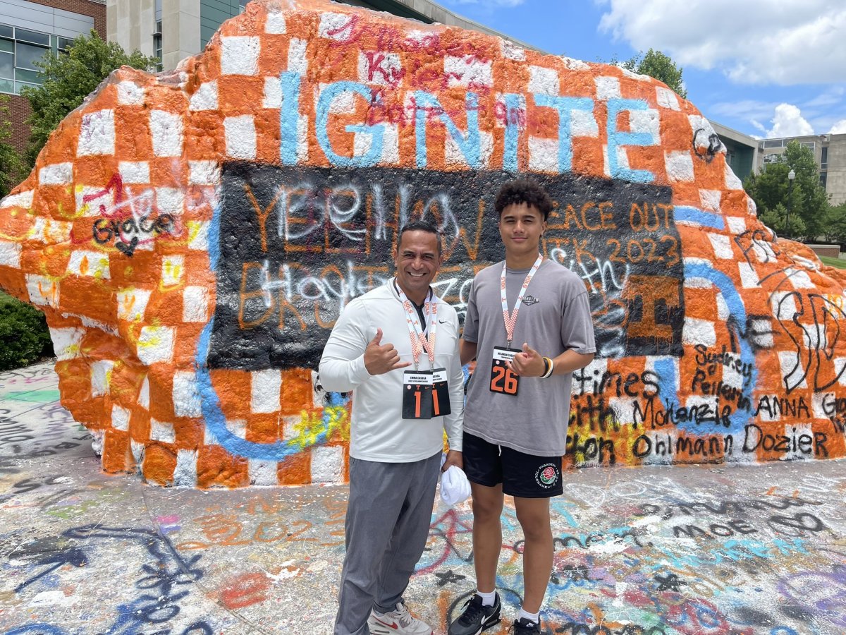 Helaman Casuga Recaps Camping With Tennessee Football - Sports ...