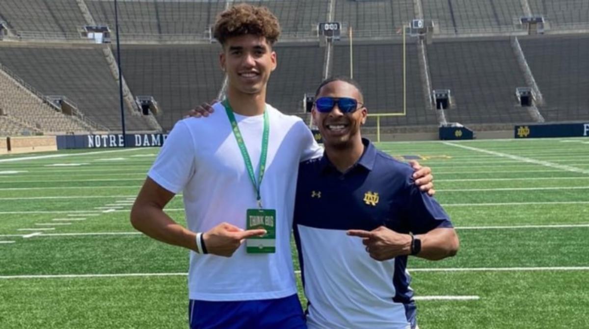 Wide Receiver Derek Meadows Is Building A Strong Bond With Notre Dame ...