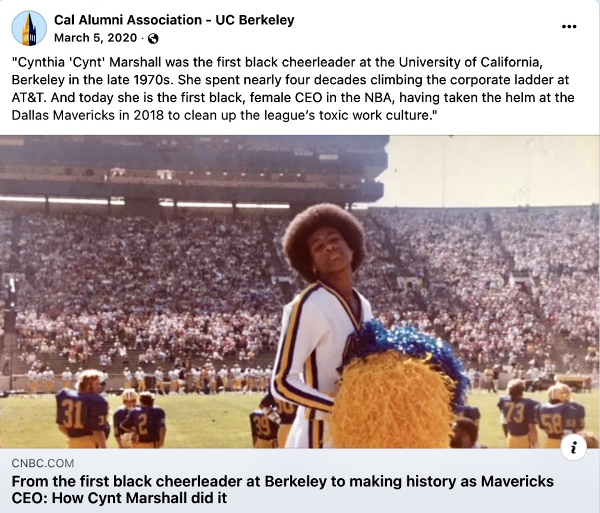 The Cal 100: No. 25 -- Cynt Marshall - Sports Illustrated Cal Bears ...