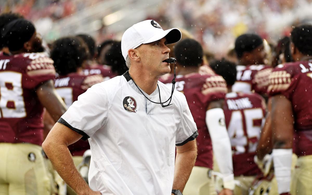 FSU Football Head Coach Mike Norvell On Dodd Trophy Preseason Watch ...