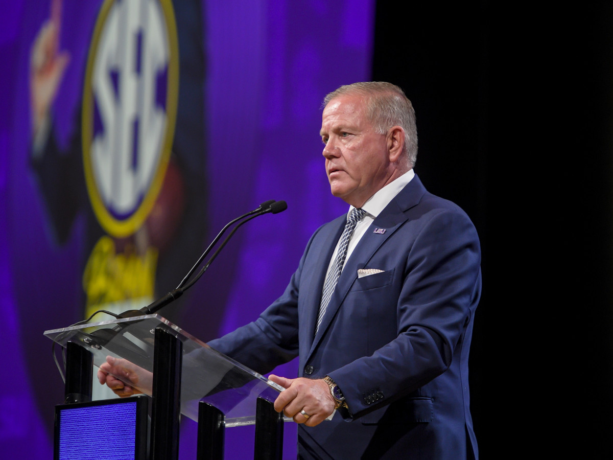 Everything LSU's Brian Kelly Said At SEC Media Days - Sports ...