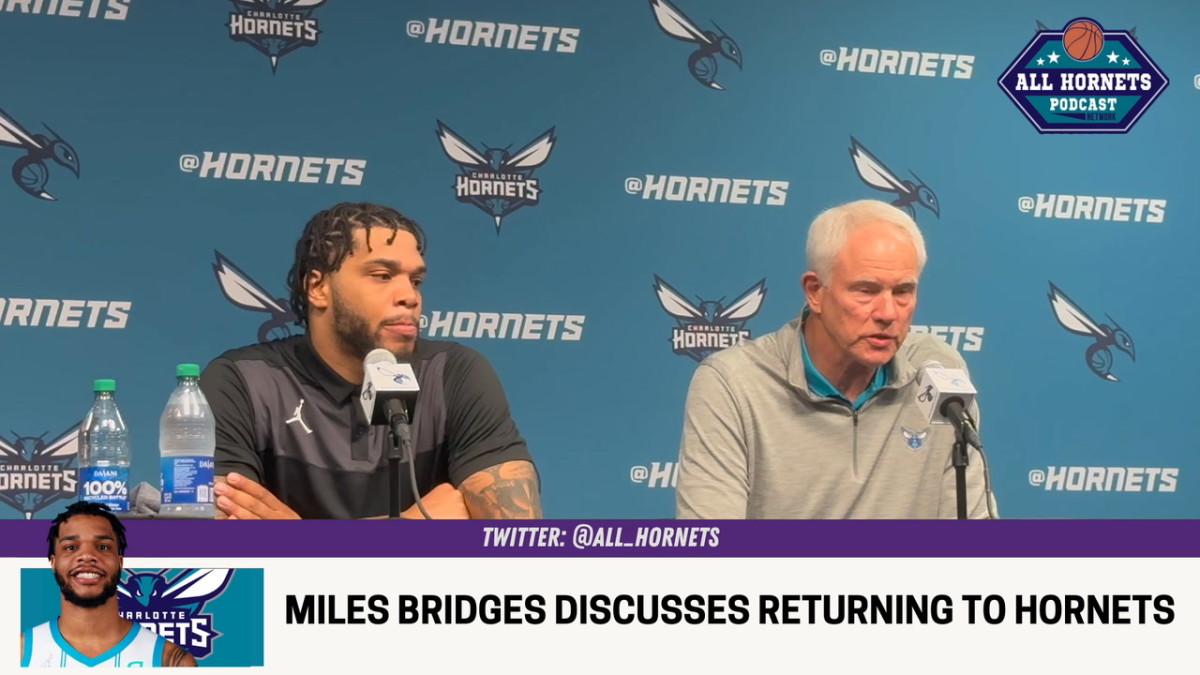 WATCH: Miles Bridges Discusses Return to Hornets - Sports Illustrated ...