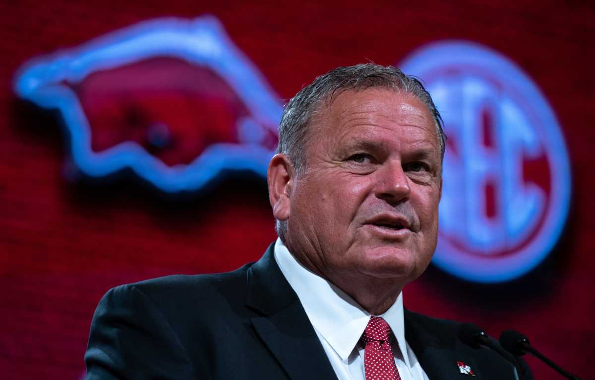 Arkansas Coach Sam Pittman Says Razorbacks Are 'Ecstatic' About Adding ...