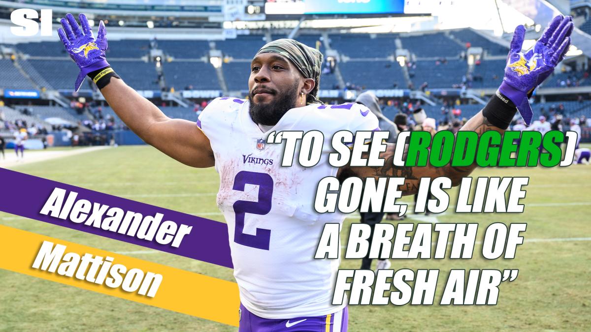 Vikings Running Back Alexander Mattison is Happy Aaron Rodgers is Out ...