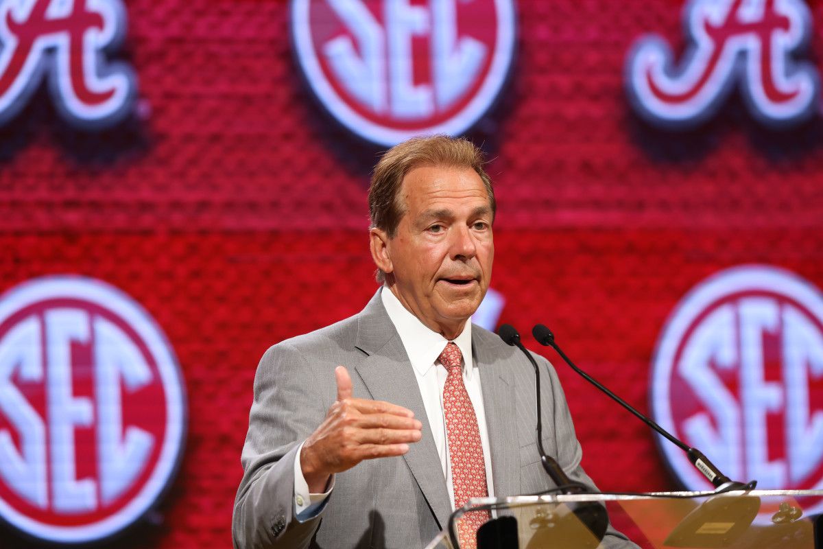 Everything Said by Nick Saban at the Podium at 2023 SEC Media Days ...