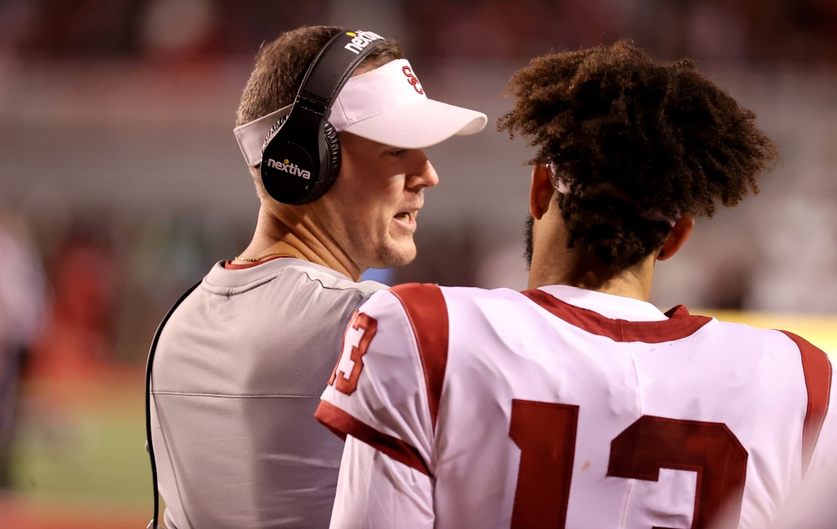 Lincoln Riley Discusses Caleb Williams' Transformation at USC - Sports ...
