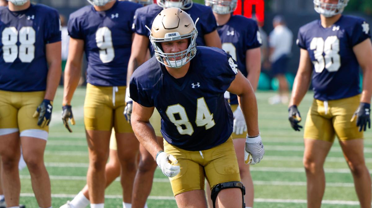 Notre Dame Tight End Kevin Bauman Is On The Comeback Trail, Again ...