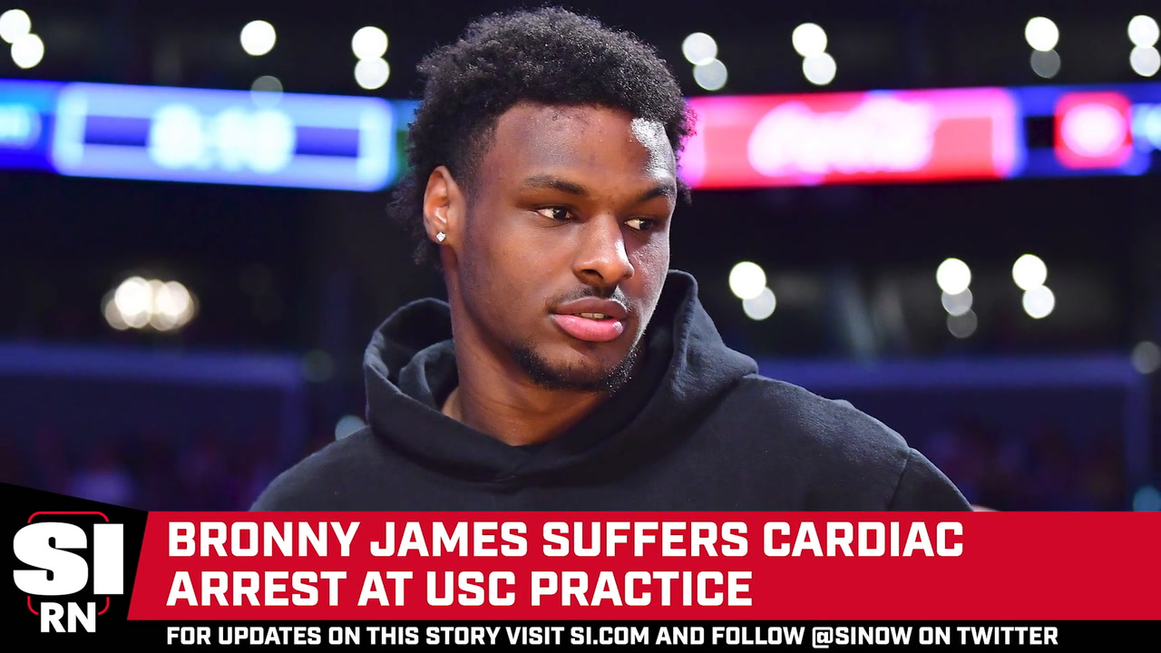 Bronny James Suffers Cardiac Arrest at USC Practice - Sports Illustrated Orlando Magic News ...