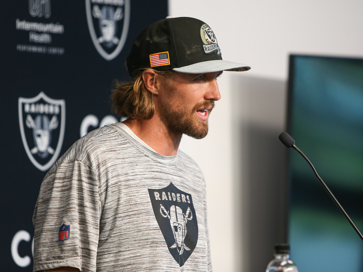 Raiders P A.J. Cole from Training Camp - Sports Illustrated Las Vegas ...