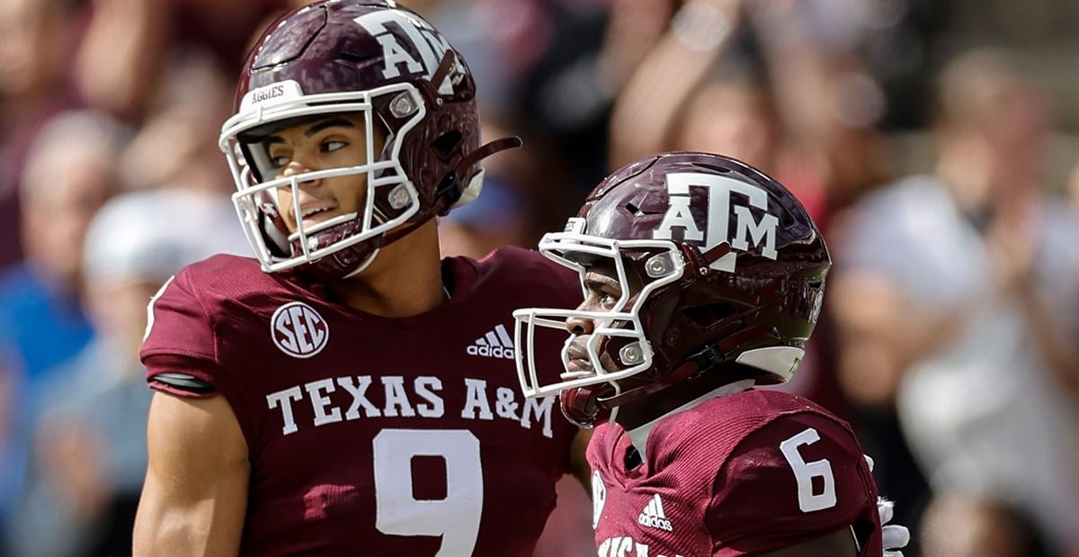 Watch: Texas A&M Aggies WR Noah Thomas Grabs Hat Trick In First Half Against New Mexico - Sports ...