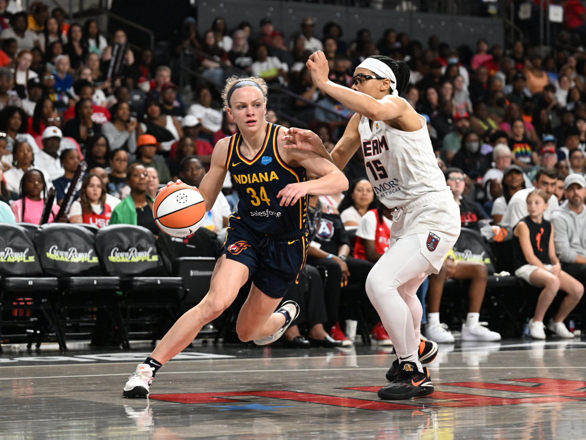 Grace Berger Scores 14 Points for Fever, Finishes Game as Team's Third ...