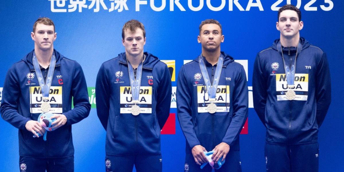 Cal Trio Captures Relay Gold at World Swim Championships - Sports ...