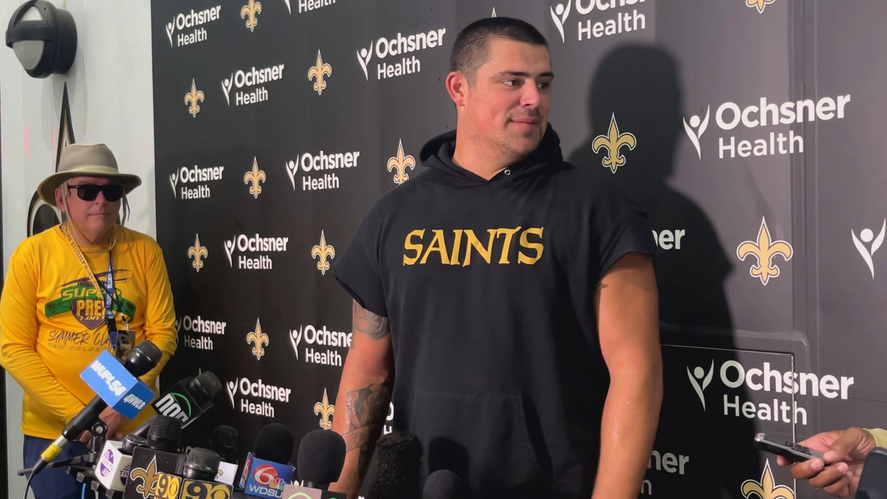 Bryan Bresee Interview - Saints Training Camp, Day 5 - Sports ...