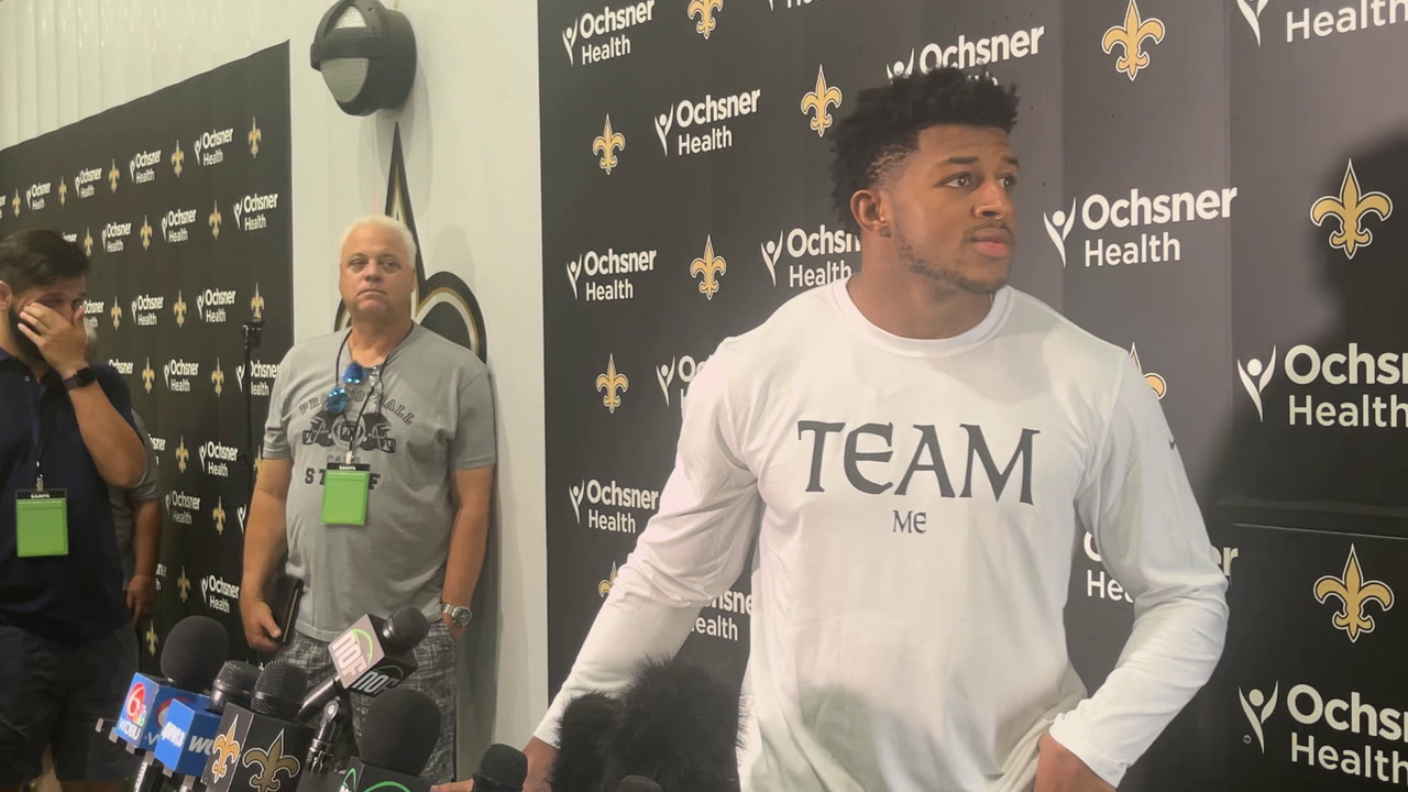 D'Marco Jackson Interview - Saints Training Camp, Day 7 - Sports ...