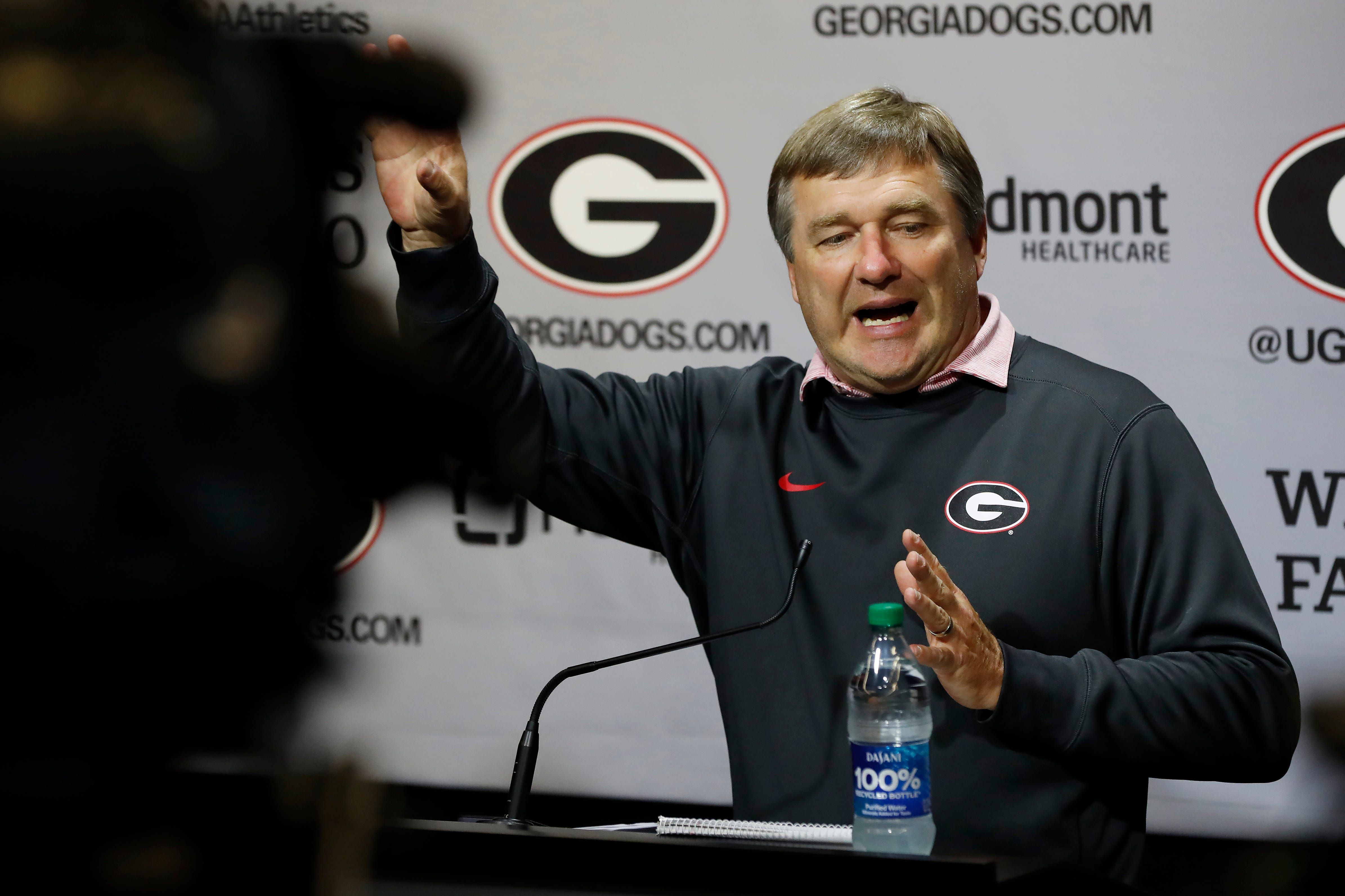 Georgia Football Coach Kirby Smart Press Conference to Start 2023 ...