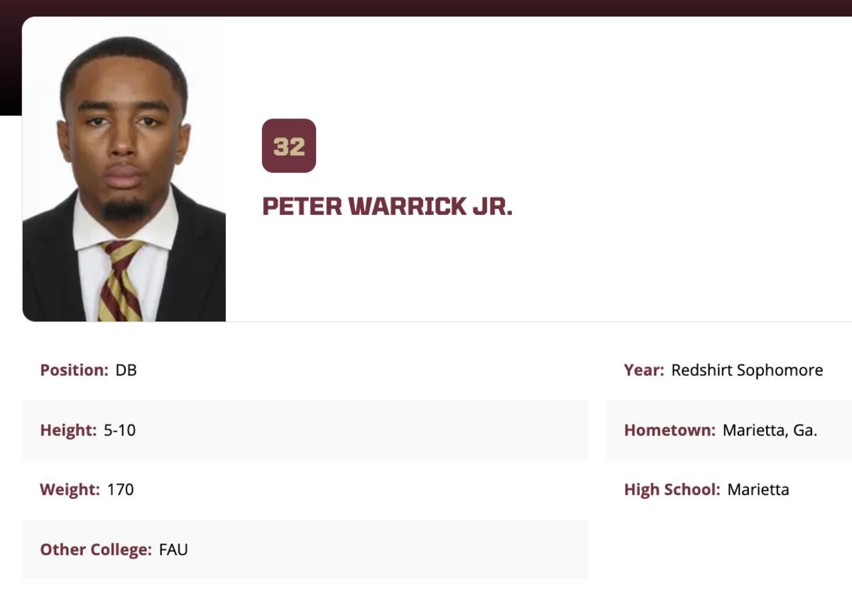 Son of Florida State Legend Joins Seminoles As A Transfer From FAU ...