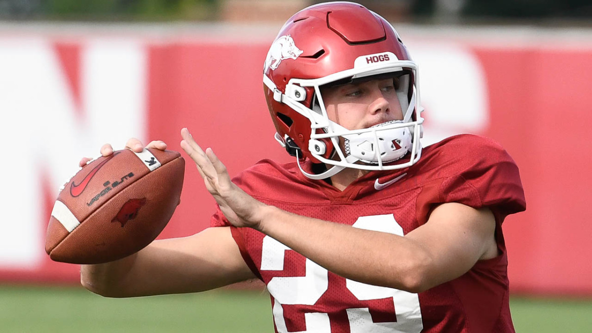 Razorbacks' kicker Cam Little wants to increase his field goal ...