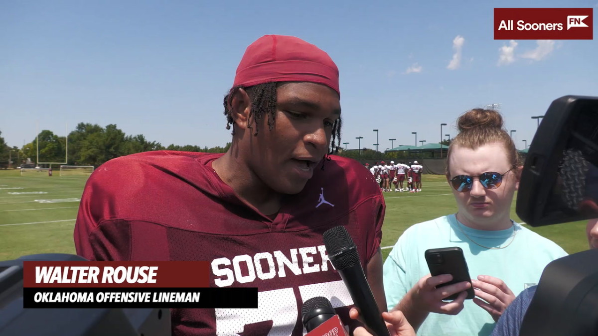 WATCH: Oklahoma OL Walter Rouse Post-Practice Interview - Sports ...