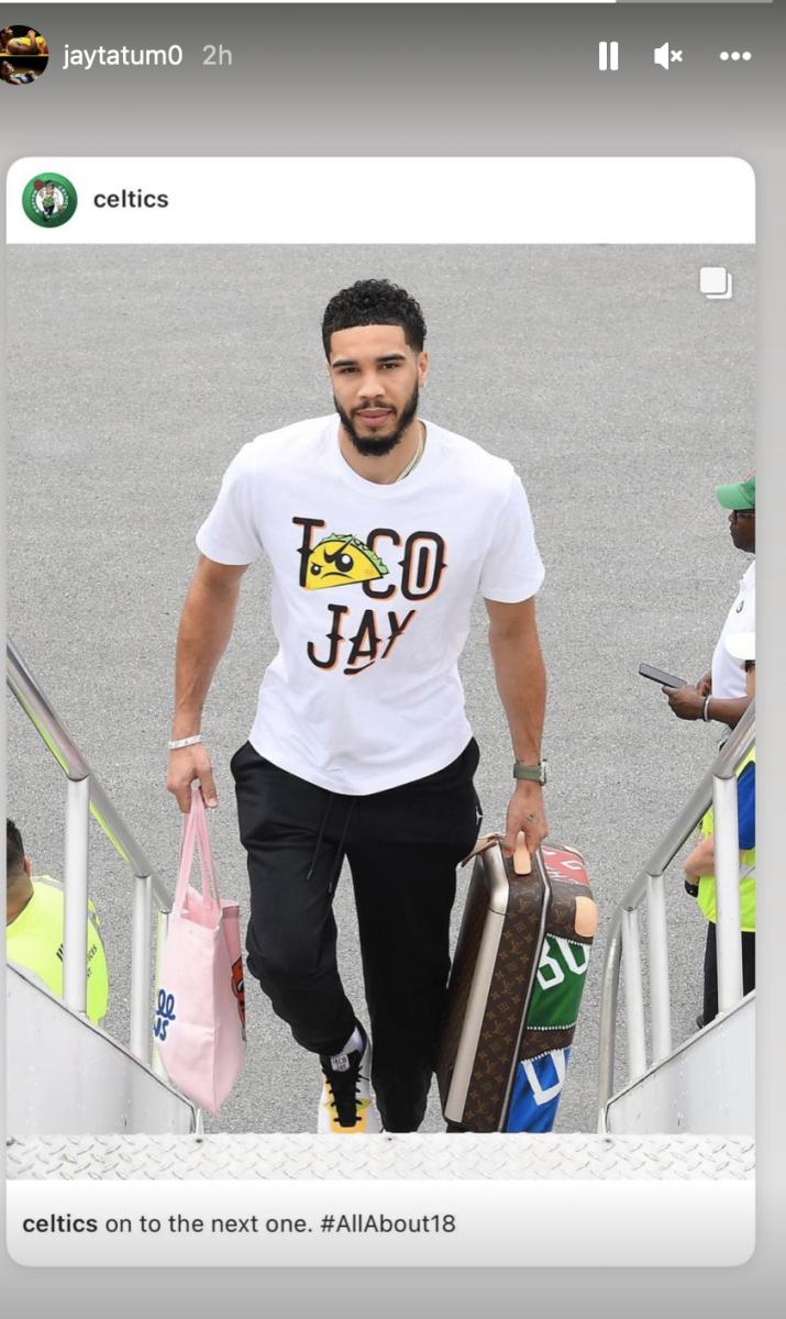 Jayson Tatum's Instagram Story After Game 4 - Fastbreak on FanNation