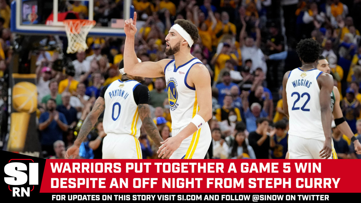 Wiggins, Klay, and Draymond Pick It Up In Game 5 For Golden State ...