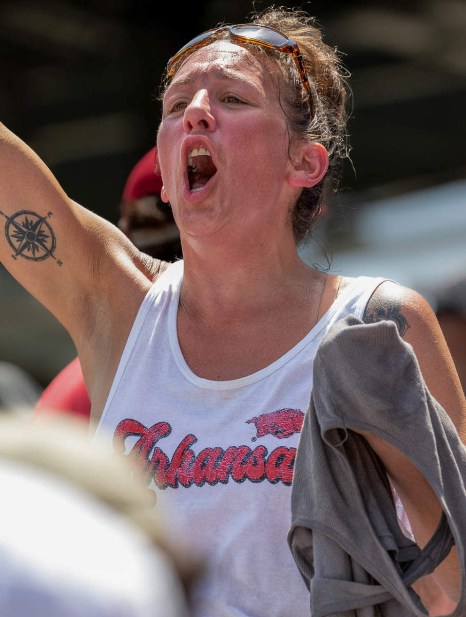 Face of the Game: Photo Gallery of Razorback Fans at CWS Opening Game ...