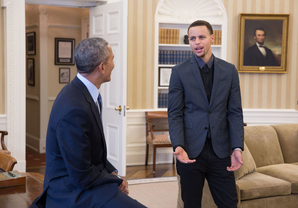 Watch: Steph Curry Receives Call From Obama After Winning Championship ...