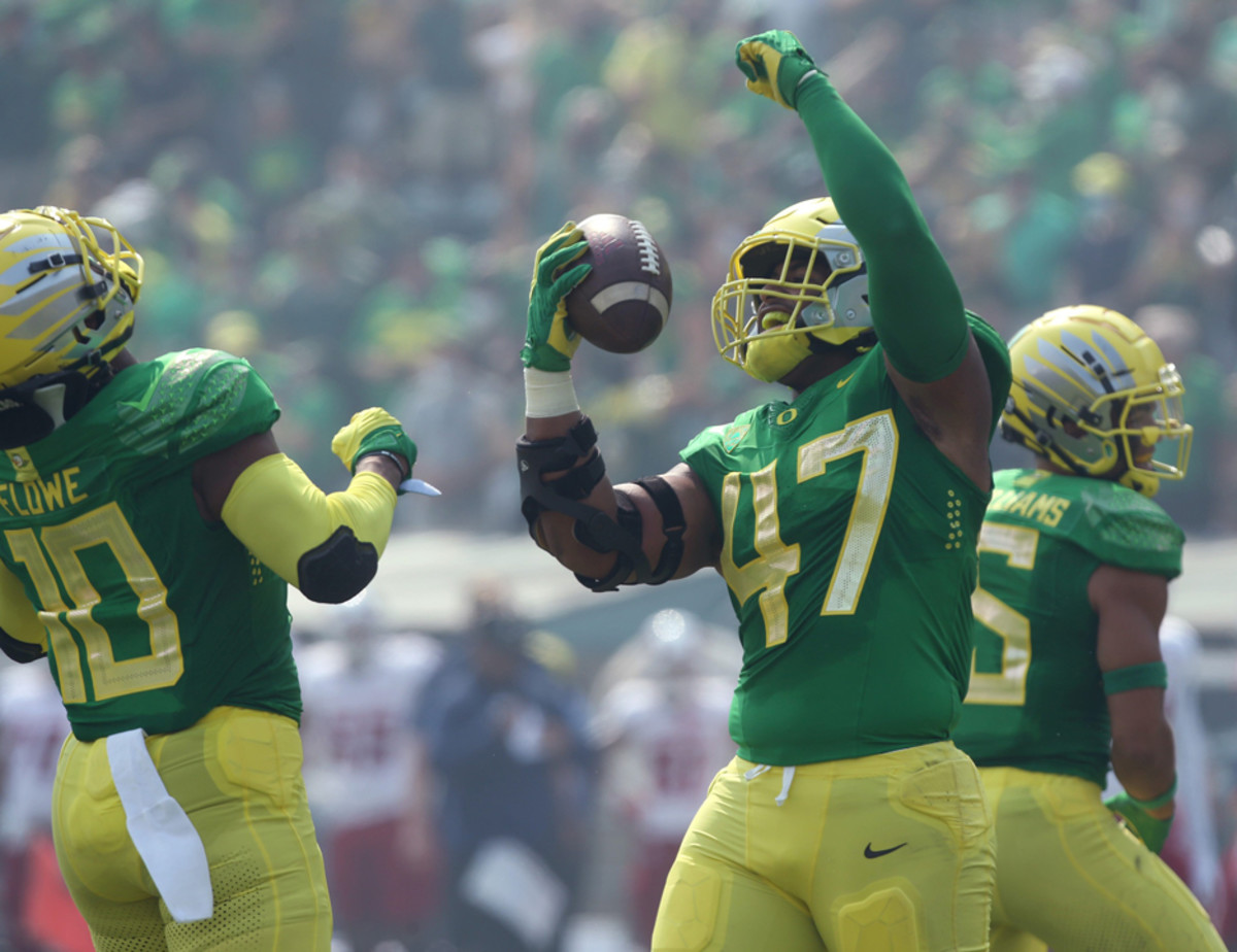 2023 Detroit Lions NFL Draft board Oregon Ducks Justin Flowe - Sports ...