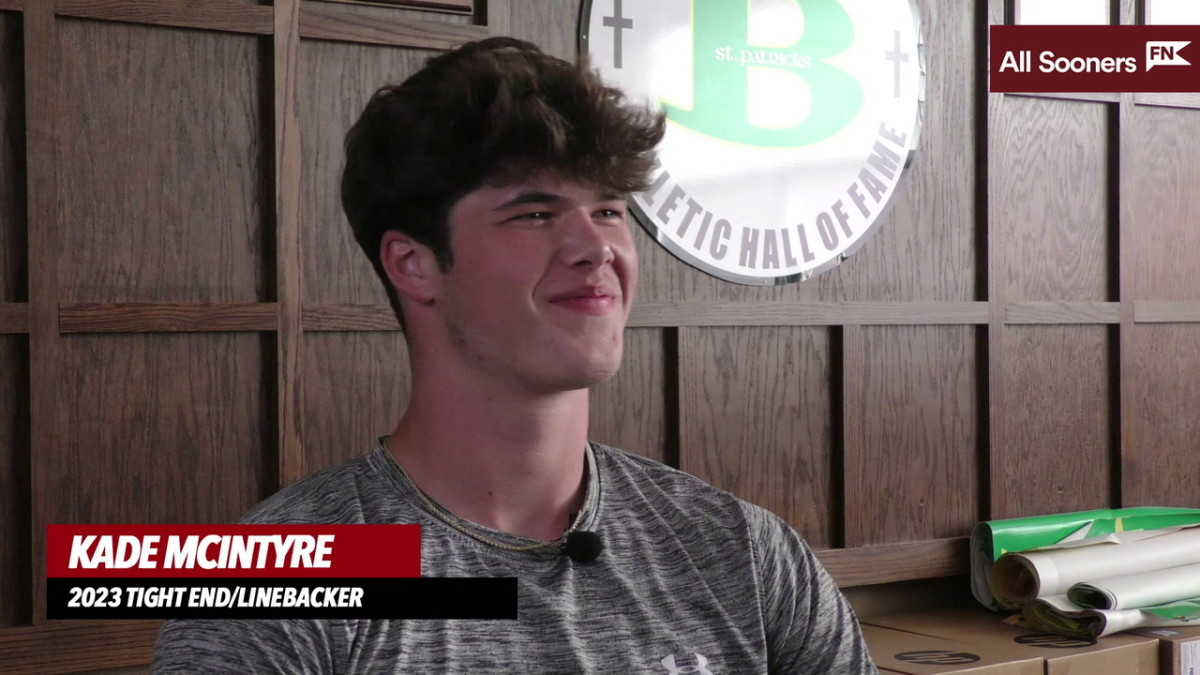 WATCH: Oklahoma 2023 ATH Commit Kade McIntyre Speaks on OU Recruitment ...