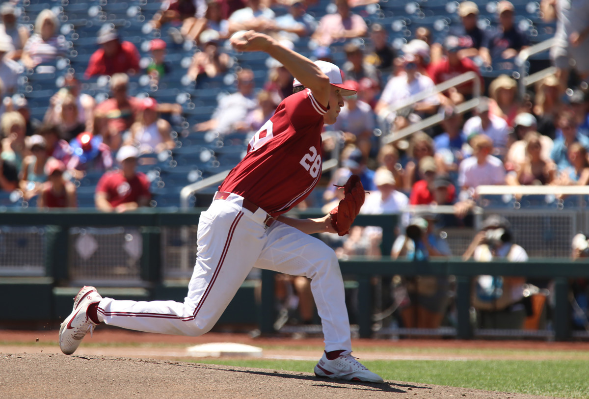 COLUMN: David Sandlin's Best Saved Oklahoma Pitching for CWS ...