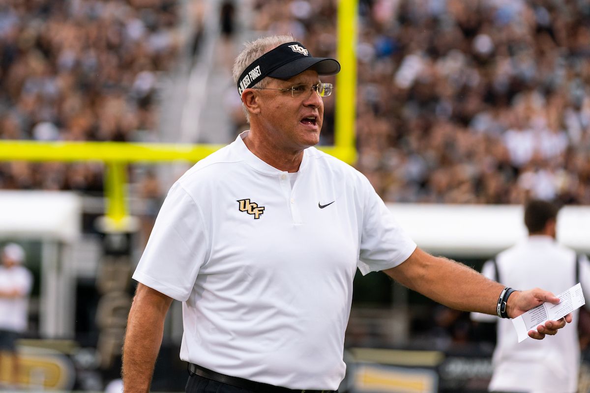 UCF Knights Head Coach Gus Malzahn Talks O'Keefe Injury, FAU's Offense ...