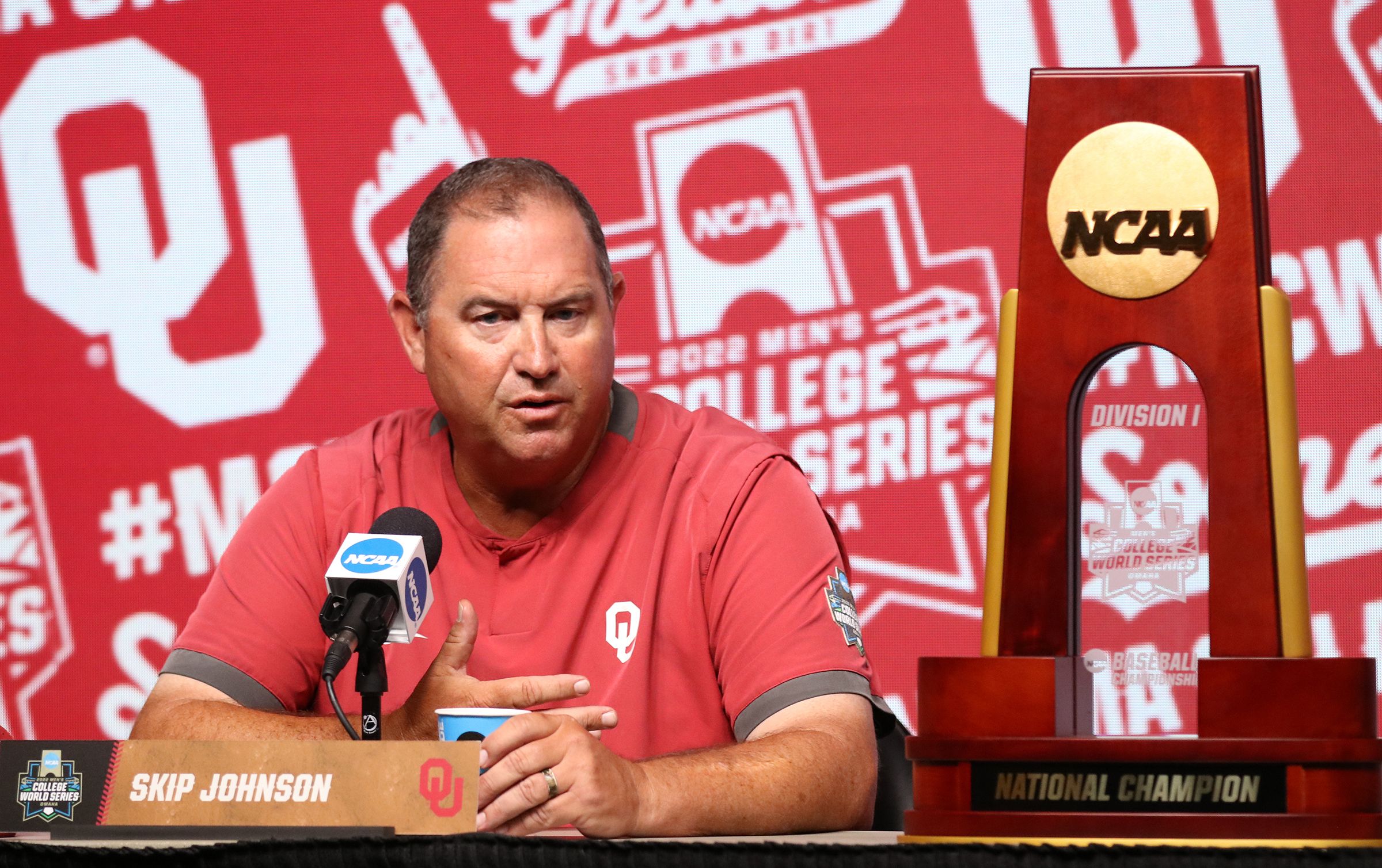 WATCH: Oklahoma Sooners Coach Skip Johnson Pre-Championship Series ...