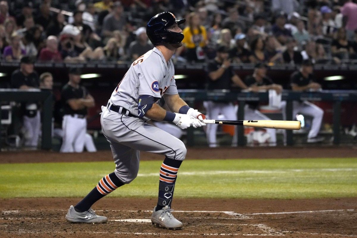 Kody Clemens's First Career Homer Lifts Tigers Past D-Backs - Sports ...