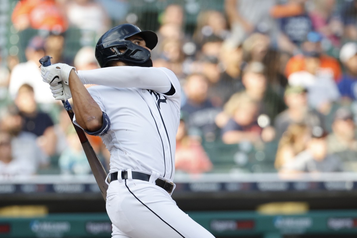 Tigers OF Riley Greene Hits Walk-Off Homer for First MLB Home Run ...