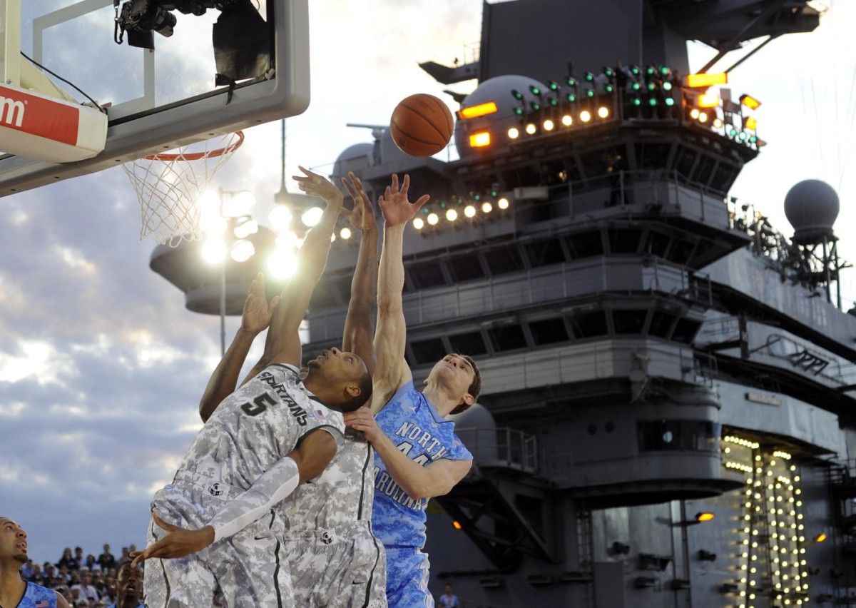 Big Ten Roundup: Michigan State, Gonzaga Schedule Air Craft Carrier ...