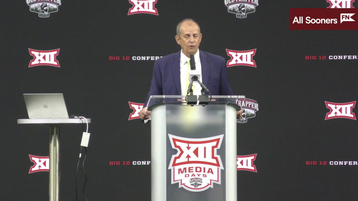WATCH: Big 12 Coordinator of Officials Greg Burks Big 12 Media Days ...