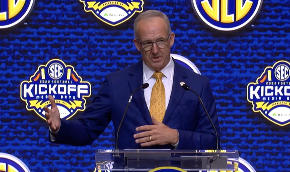 WATCH: Commissioner Greg Sankey at SEC Media Days - Sports Illustrated ...