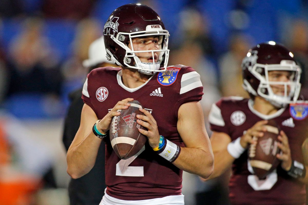 Mississippi State football: Mississippi State quarterback Will Rogers ...
