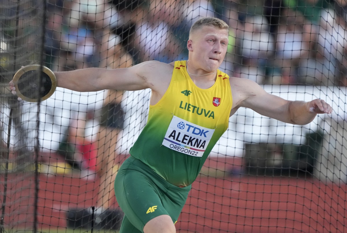 World T&F Championships: Cal's Mykolas Alekna Wins Silver in Discus at ...