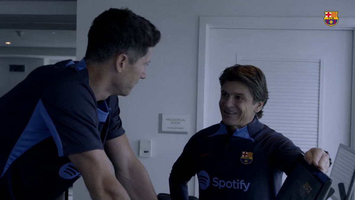 Behind the scenes: Lewandowski's gym session - Soccer - OneFootball on ...